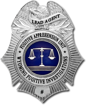 WY 6 Custom Agent Badges With Leather - Agent Gear USA