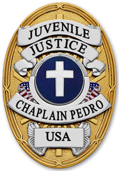 M262C Juvenile Just Chaplain Badge With Neckchain ID Holder - Agent ...