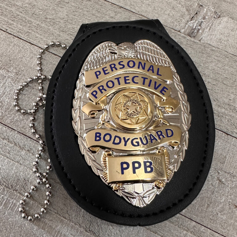 Combo – Personal Protective Bodyguard Badge And Belt Clip Neck Holder ...