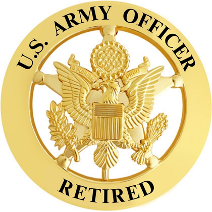 U.S. Army Officer Retired Badge - Agent Gear USA